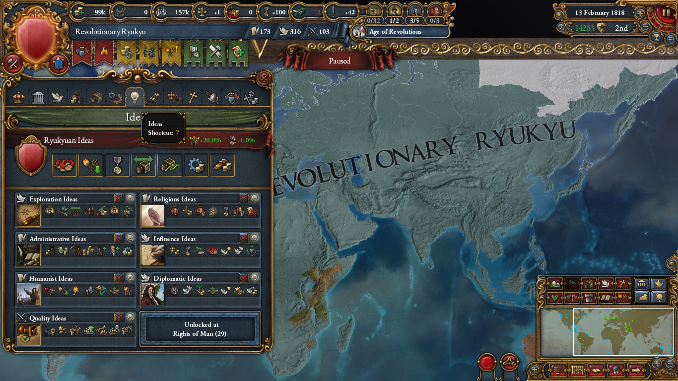 Finally got TTM One Tag as Hindu Rev. Ryukyu | Paradox Interactive Forums