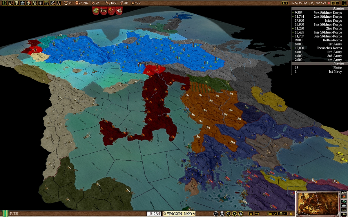 AAR: The Cherusci unification of the Germanic tribes | Paradox ...