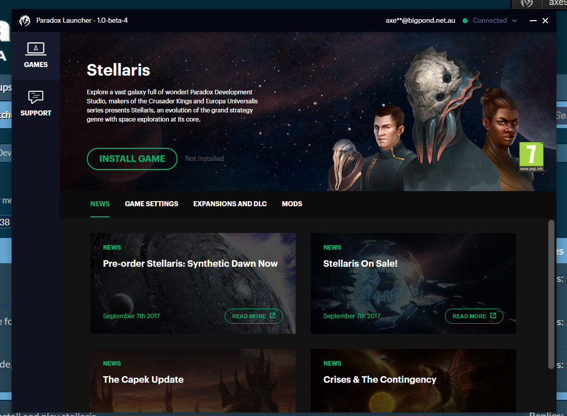 Paradox launcher doesn't think I own Stellaris | Paradox Interactive Forums