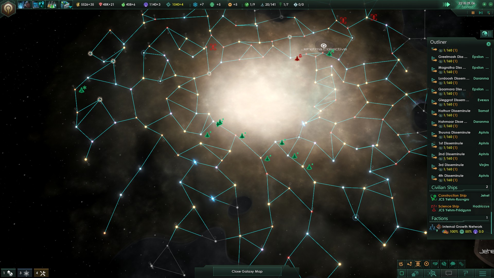 Travelspeed dependent on FTL-engine / Sublight-Thrusters | Paradox ...