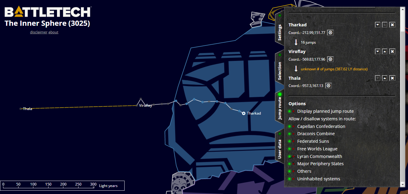 Map of the Inner Sphere 3025 (interactive, web-based) | Page 2 ...