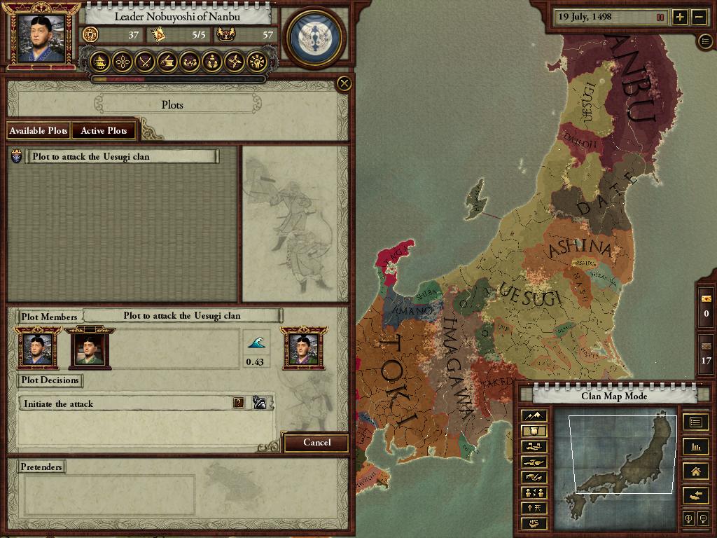 The hopeful rise of the Nanbu clan - A Sengoku AAR | Paradox ...