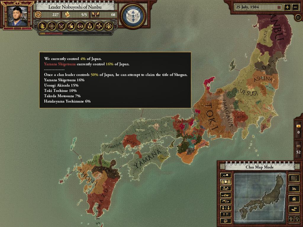 The hopeful rise of the Nanbu clan - A Sengoku AAR | Paradox ...
