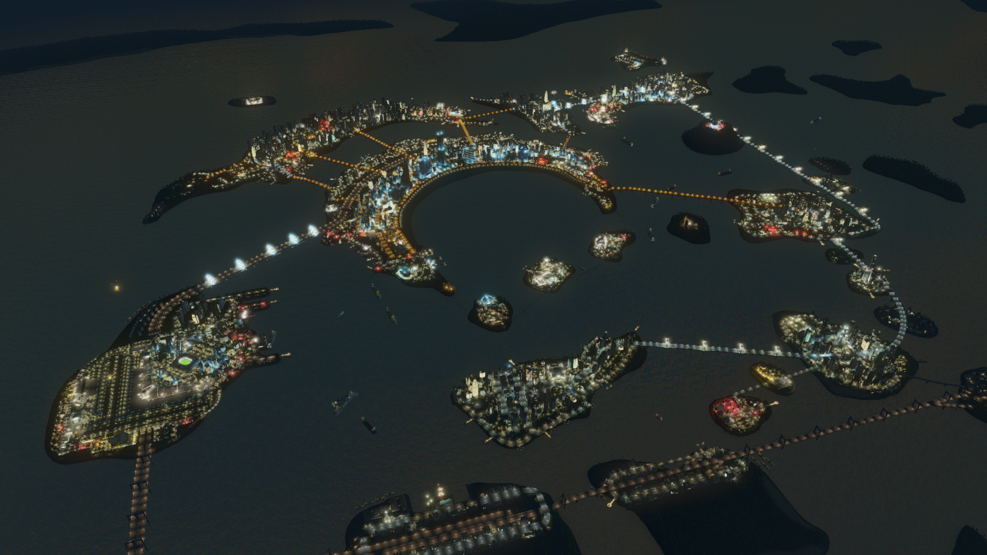 My finished archipelago city | Paradox Interactive Forums