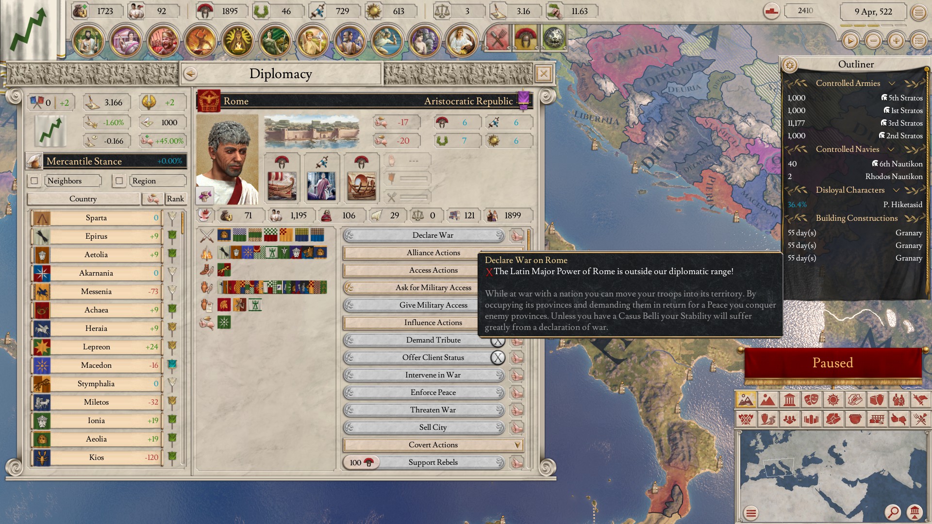 Diplomatic range Vs Control range | Paradox Interactive Forums