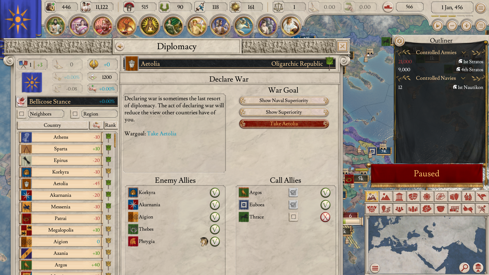 How do I declare war? | Paradox Interactive Forums