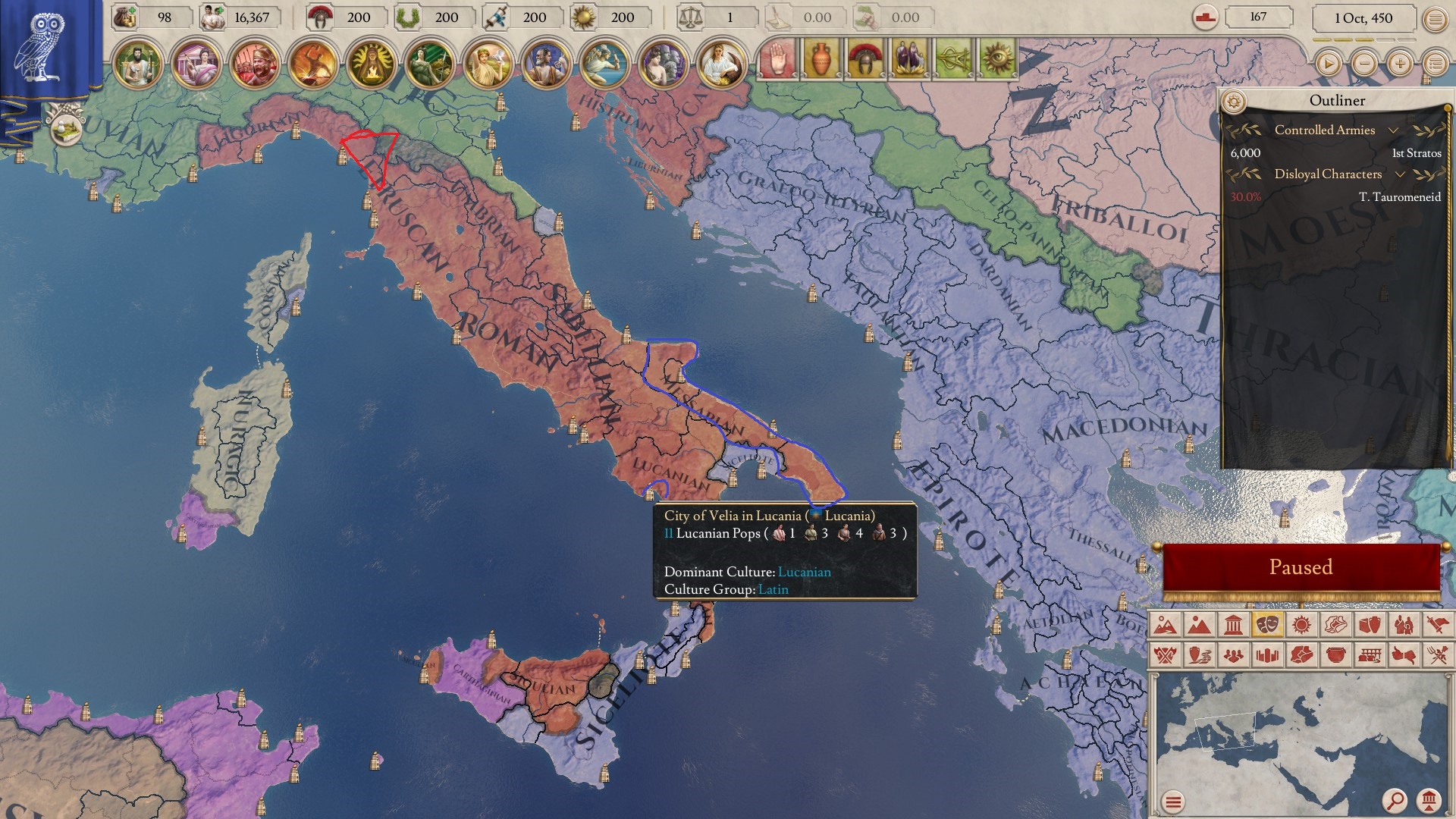 fix the wrong cultures in Scythia, Gallia, Italia and Graecia ...