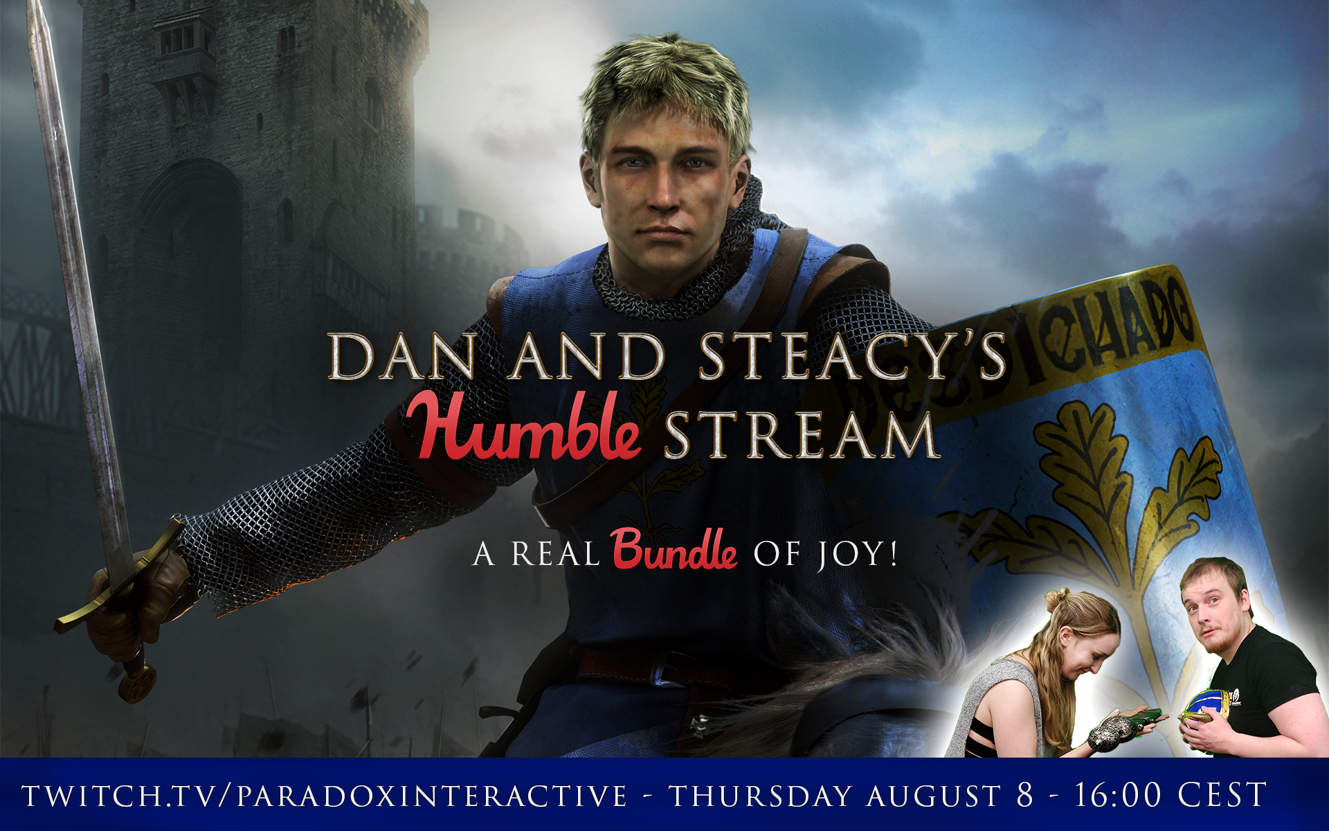 Dan and Steacy's Humble Stream - August 8th 16:00 CEST | Paradox ...