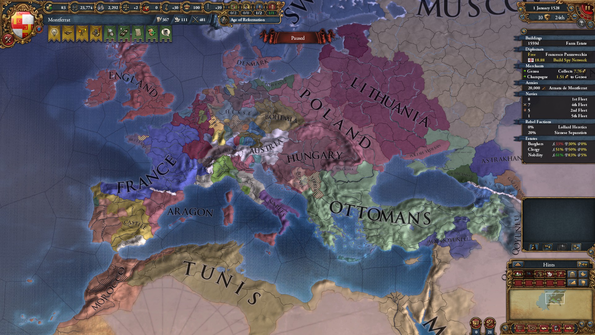 Montferrat to Italy, how? | Paradox Interactive Forums