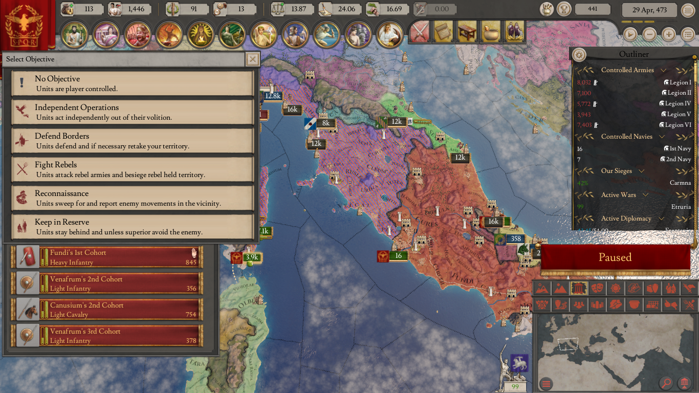 Features from Imperator: Rome game that I'd like to see in CK2 ...