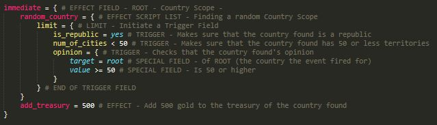 Basic Scripting in Imperator | Paradox Interactive Forums