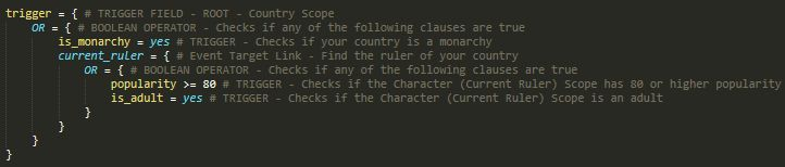 Basic Scripting in Imperator | Paradox Interactive Forums