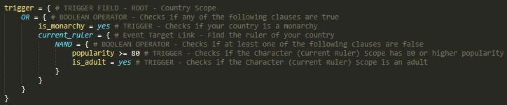 Basic Scripting in Imperator | Paradox Interactive Forums