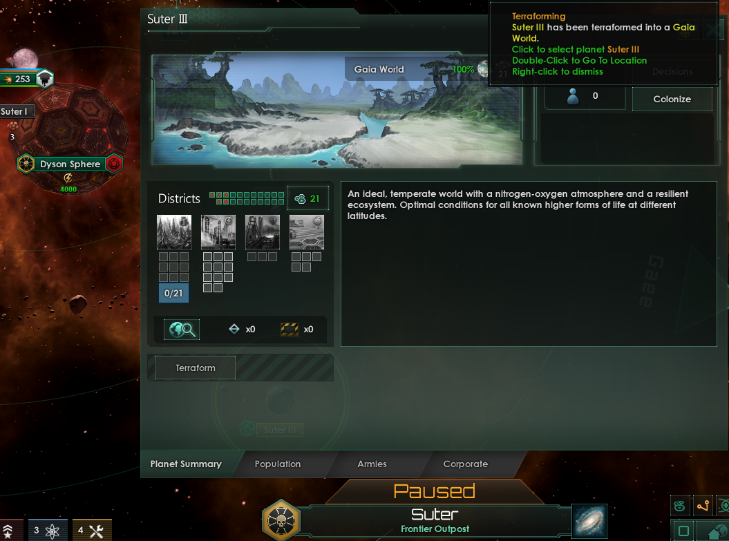 Dyson Spheres should ruin Terraforming Candidates. | Paradox ...