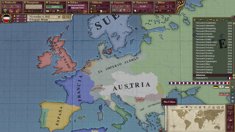 Mapa Del Imperio Alemán De Alemania