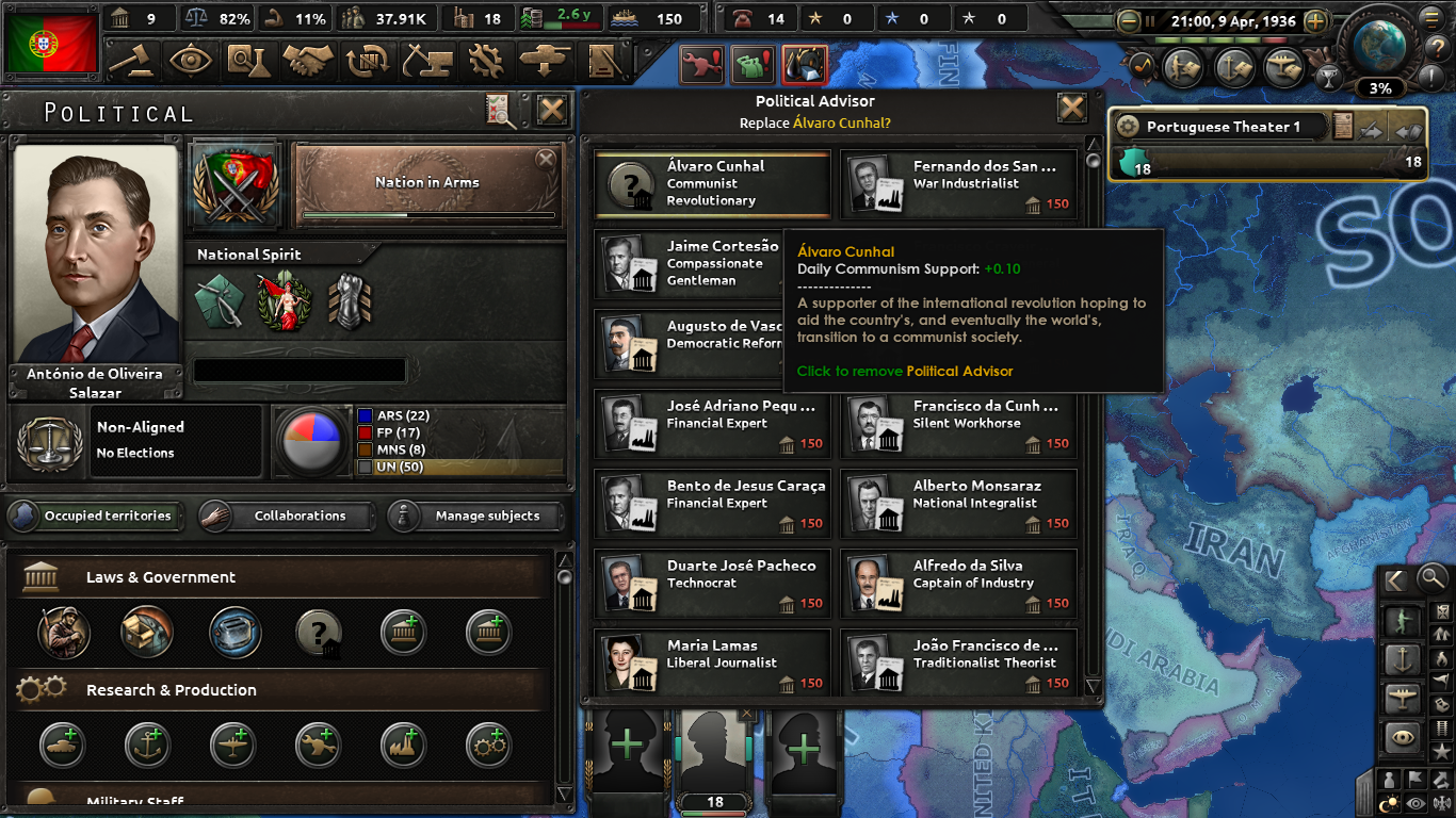 HoI 4 - Missing portrait for Portugese advisor | Paradox Interactive Forums