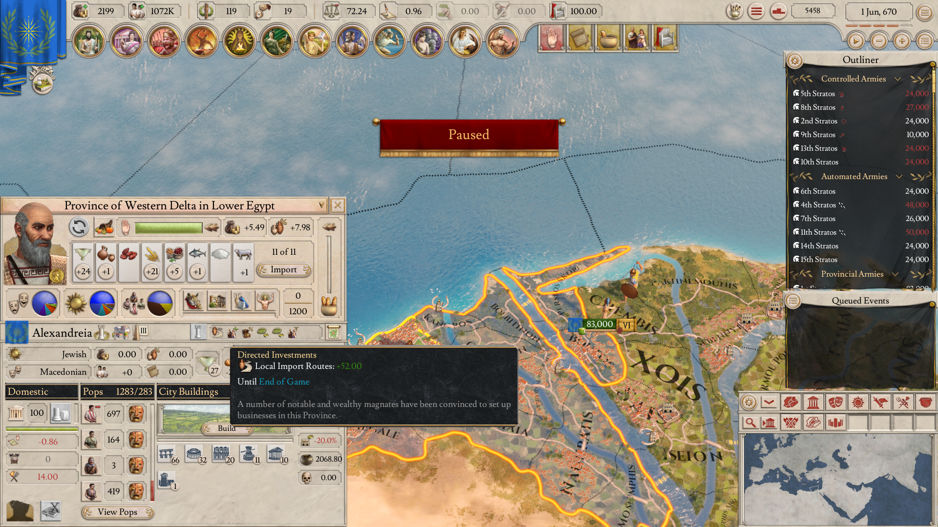Imperator Rome trade route limit in capital bug | Paradox Interactive ...