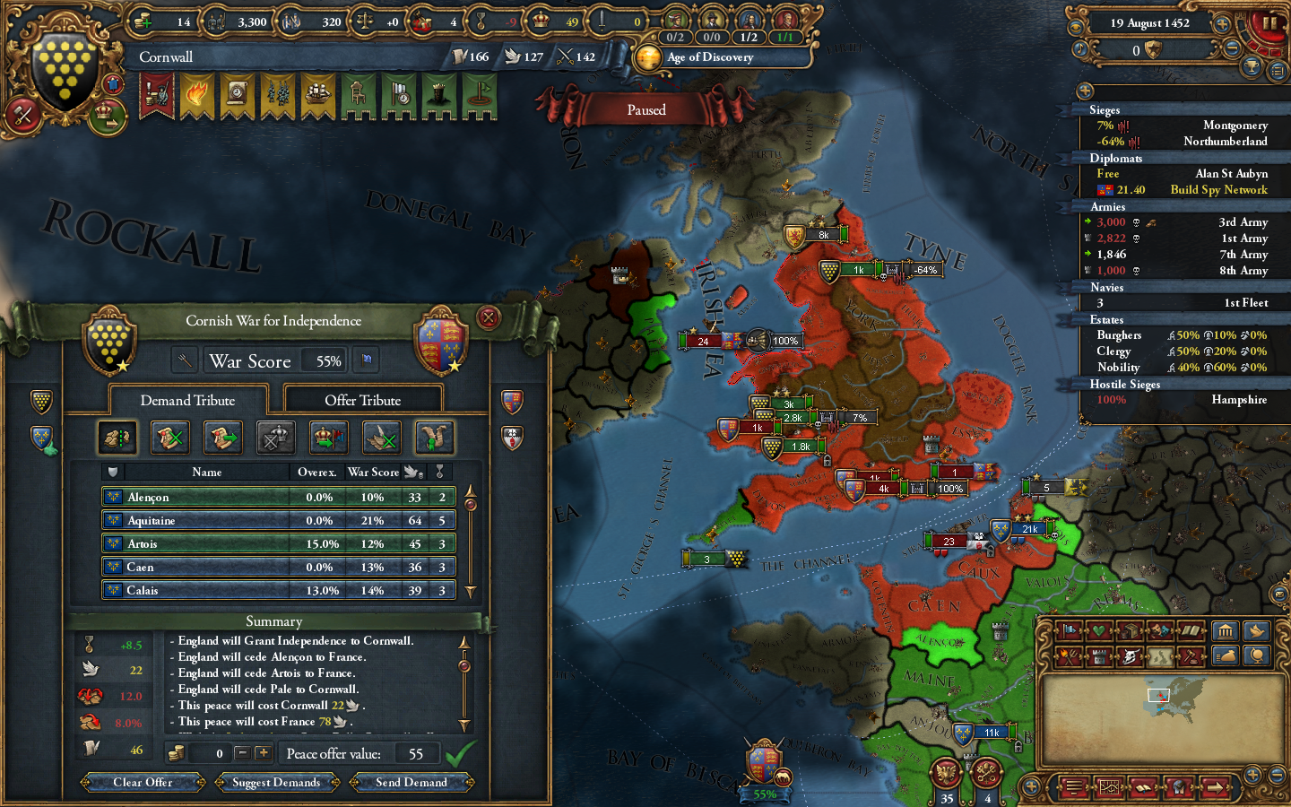 Cornwall - One Night in Paris | Paradox Interactive Forums