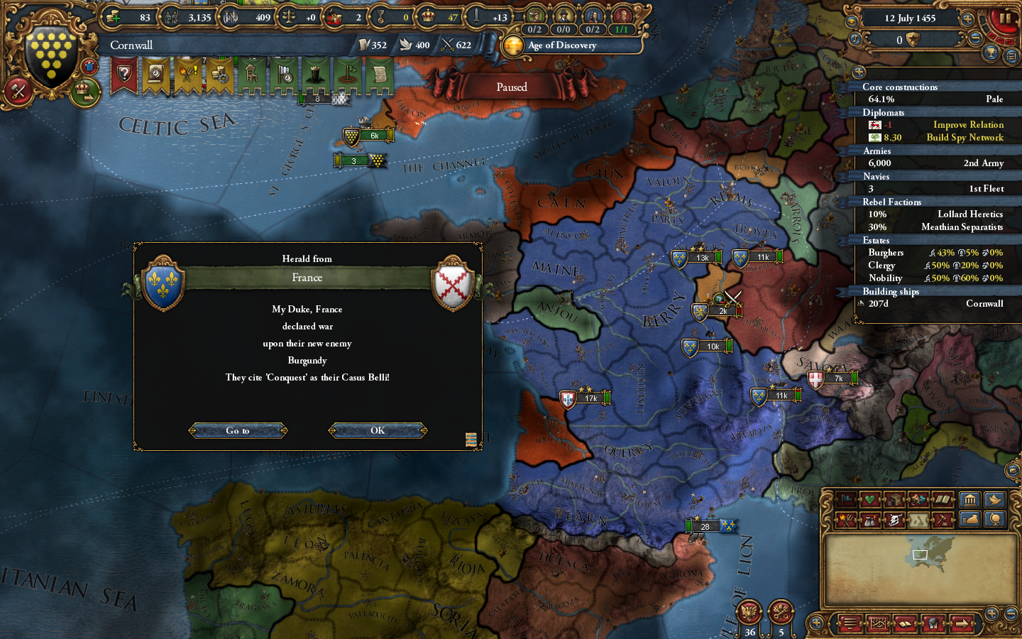 Cornwall - One Night in Paris | Paradox Interactive Forums