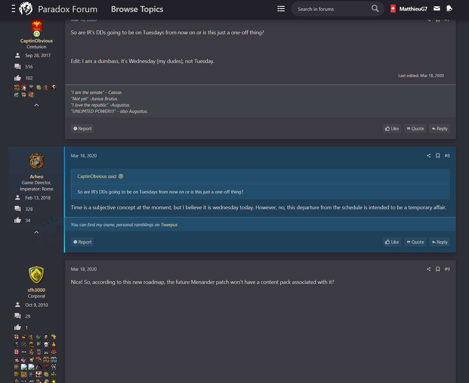 How to view dev posts on new forum | Page 2 | Paradox Interactive Forums