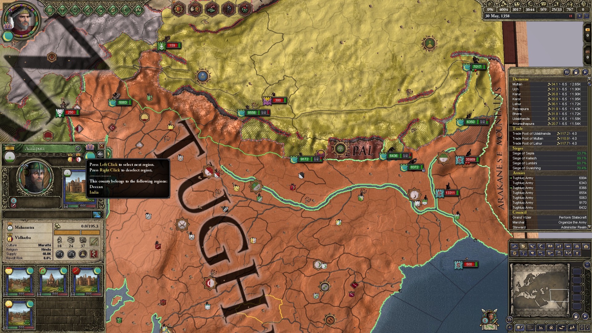 Help me beat the Western Protectorate and unify India | Paradox ...