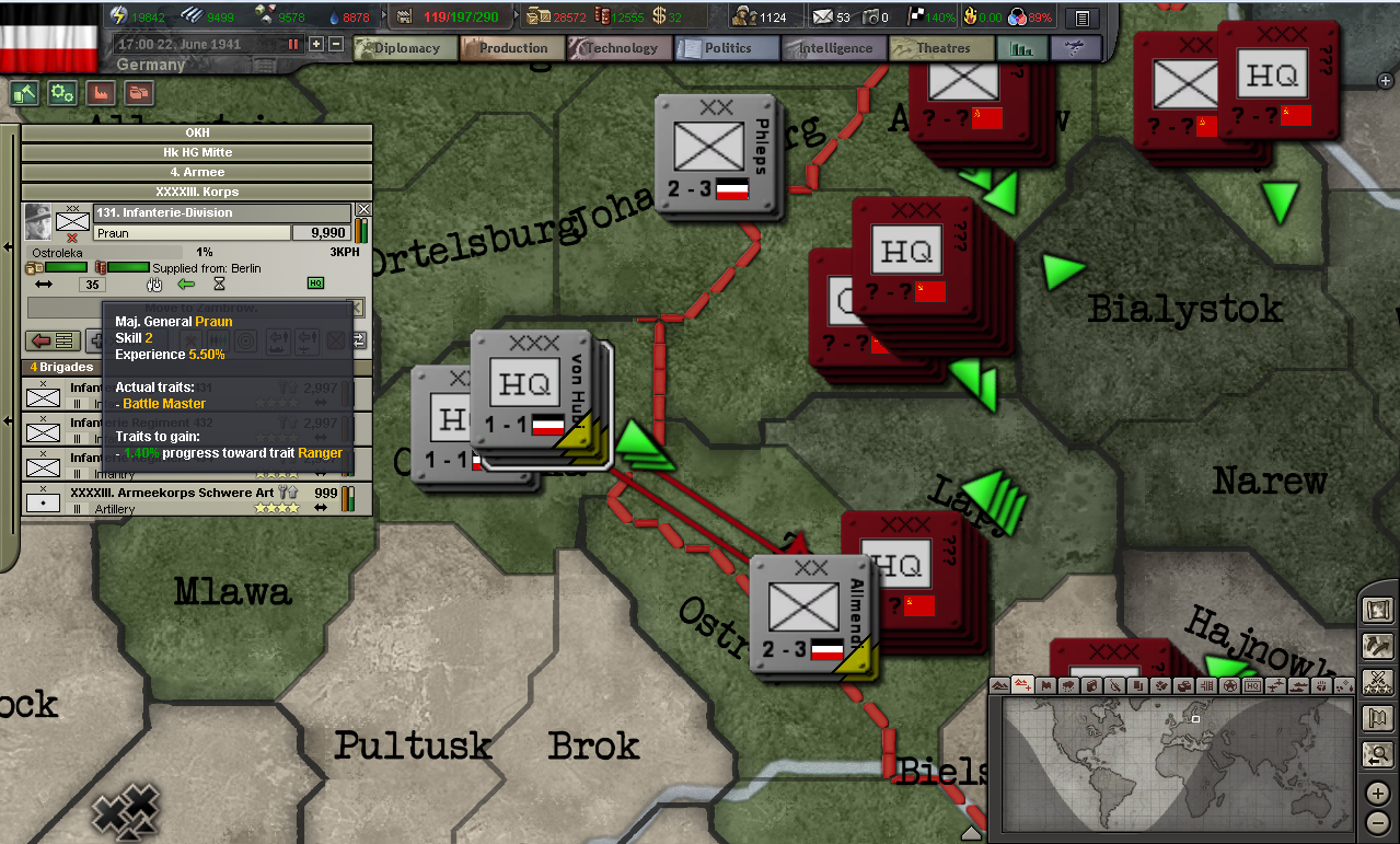 Hearts of Iron III: Their Finest Hour. DD 4. Combined Arms and Leader ...