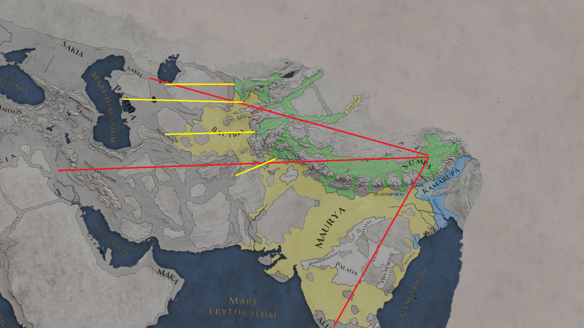 Diplomatic/Trade/Conquest range issues | Paradox Interactive Forums