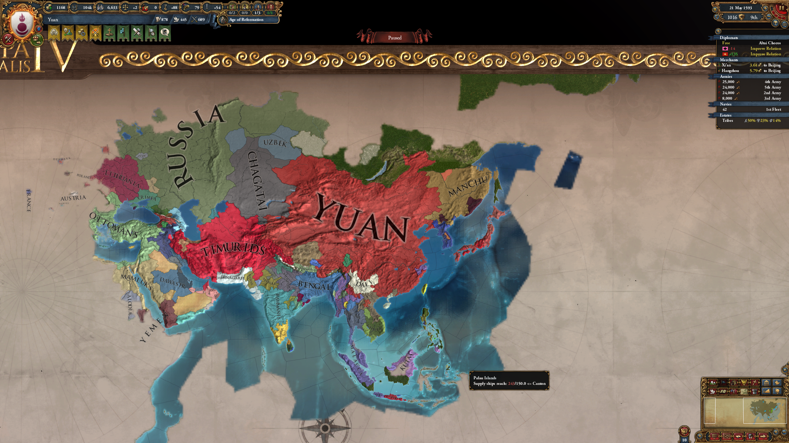 Yuan Missions and Mandate Question | Paradox Interactive Forums