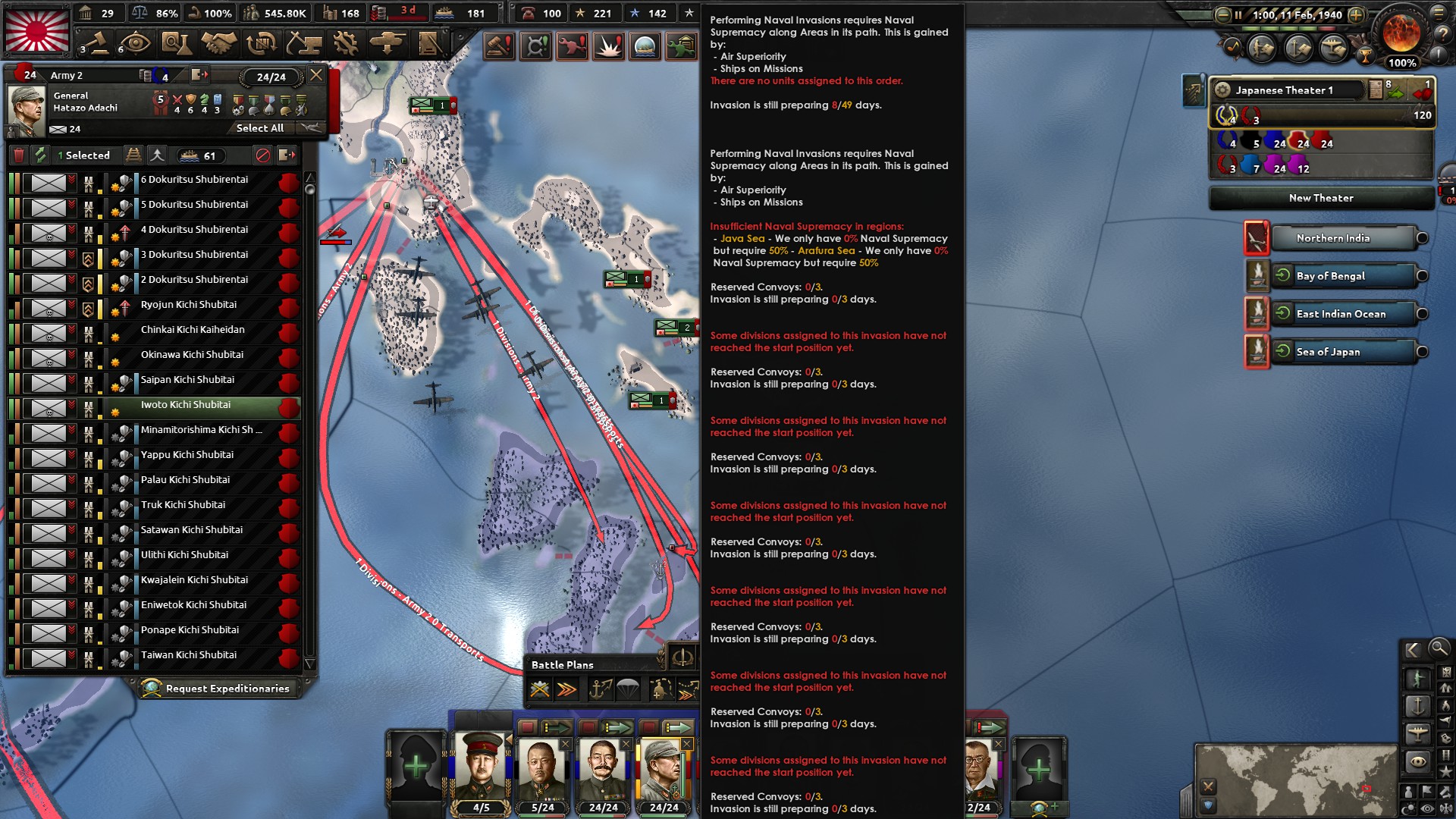 Unlimited Naval Invasions allowed from one port 1.9.3 a7a4 | Paradox ...