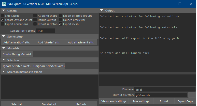 Found no materials to add --About using Clausewitz Maya Exporter ...