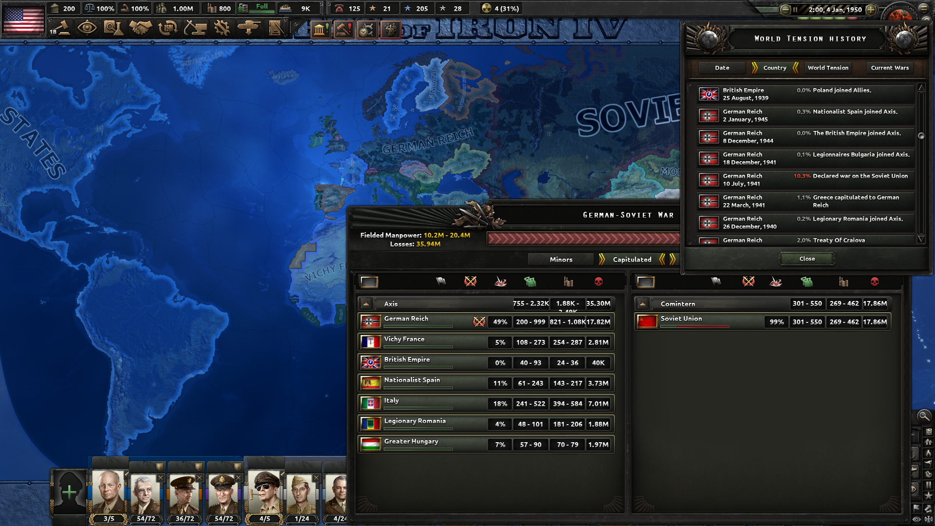 The Bloodiest War I've ever seen by far - Axis vs USSR (And I am the ...