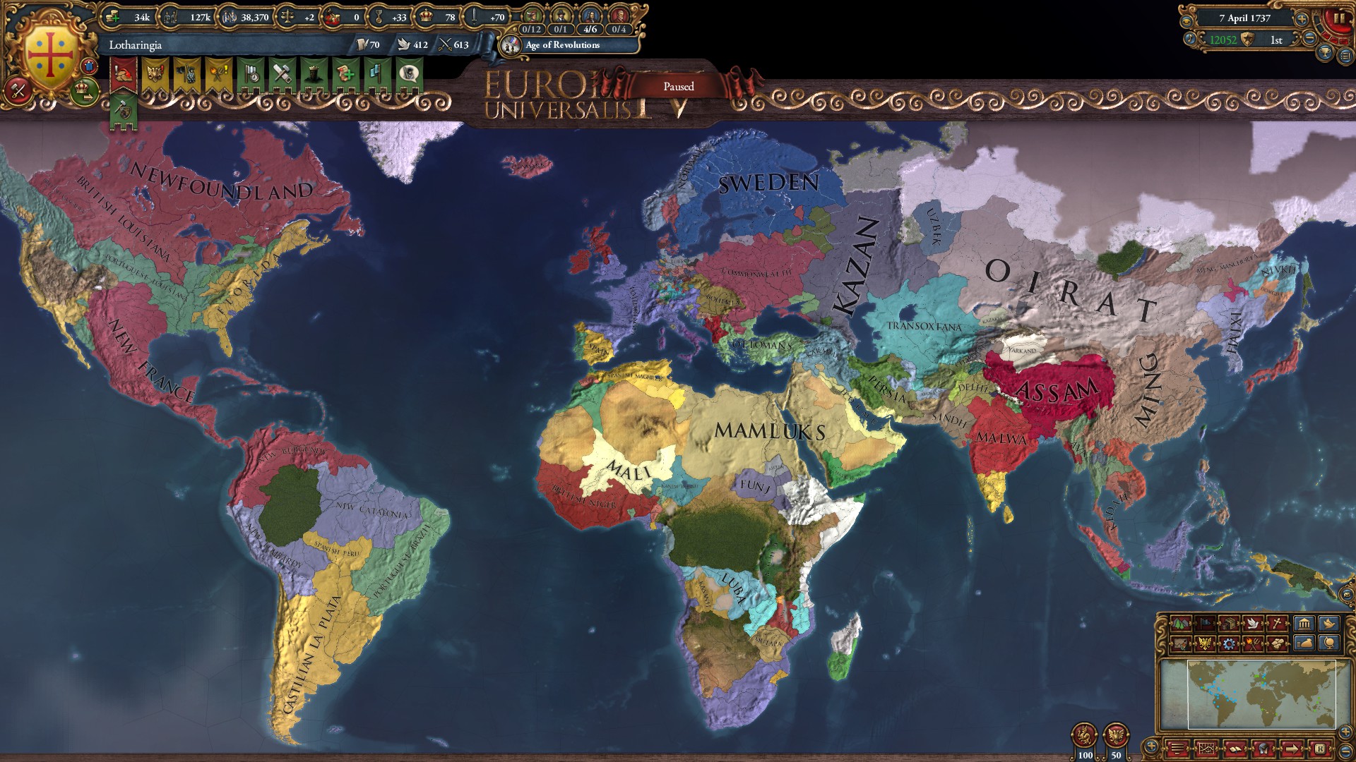 I wonder how many gamers succeeded to play Lotharingia? | Paradox ...