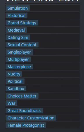 CK3 Steam page, ruler designer confirmed? (UPDATE:Confirmed as free patch after release ...