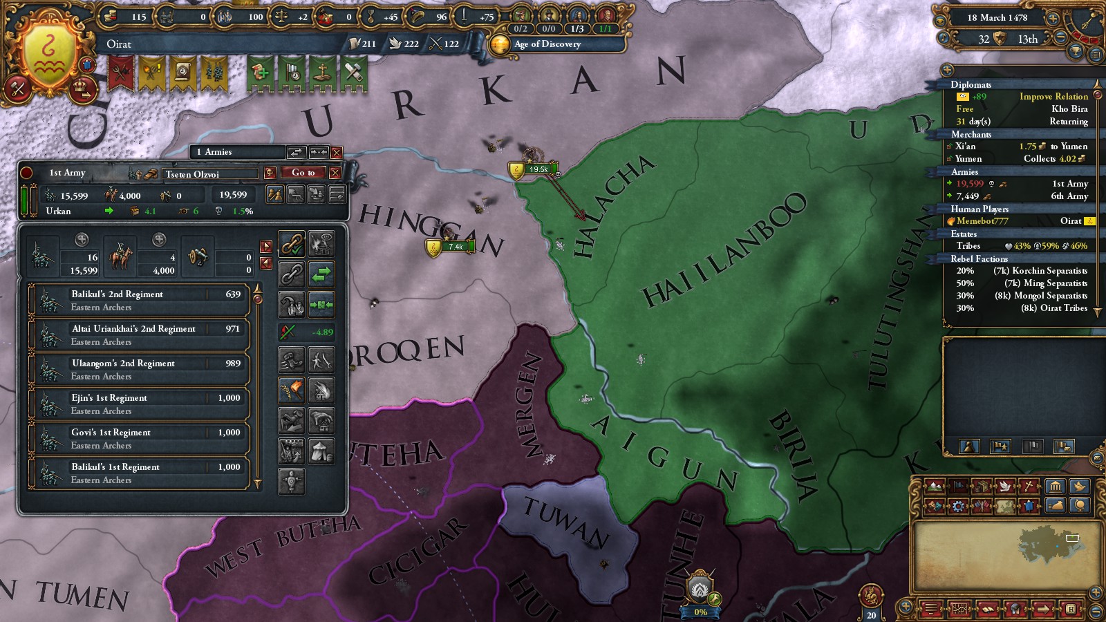 The Choros Restoration: An Oirat AAR | Paradox Interactive Forums