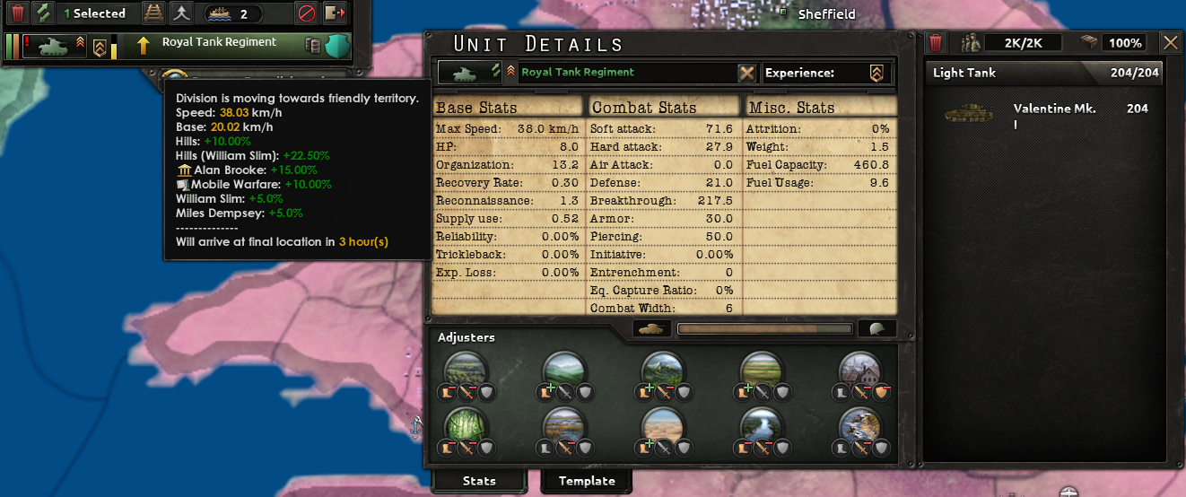 39 50 Km h Fastest Division In Hoi4 Paradox Interactive Forums