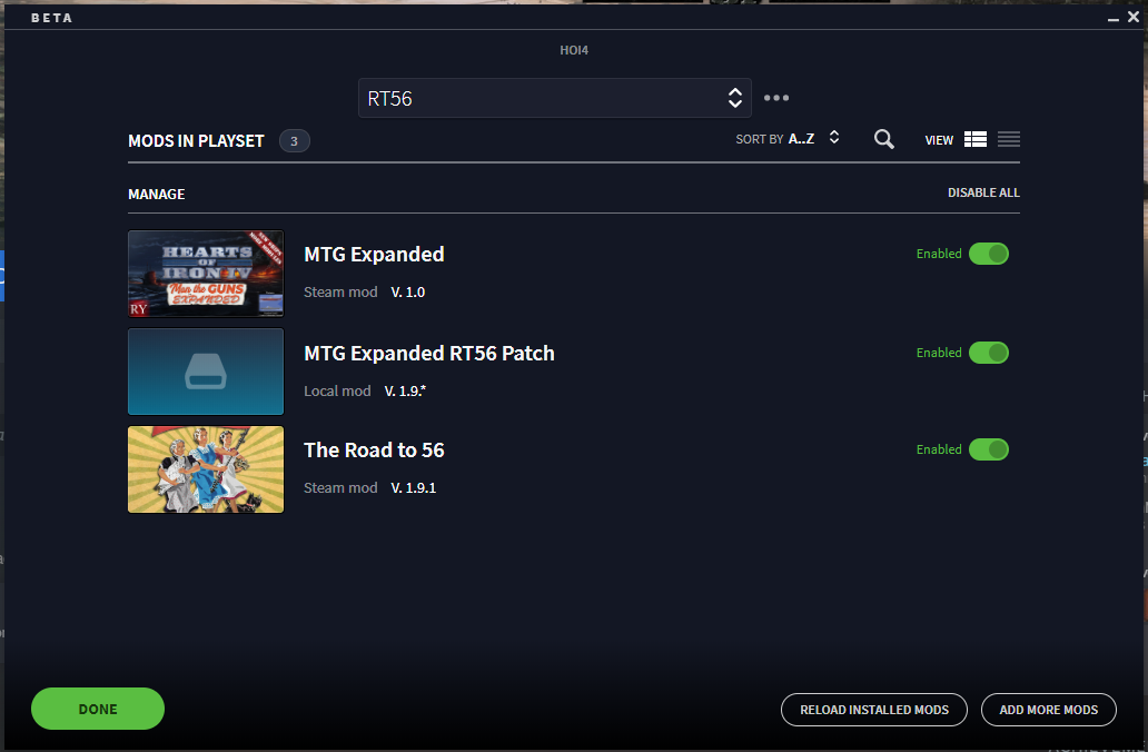 Mod Presets | Paradox Interactive Forums