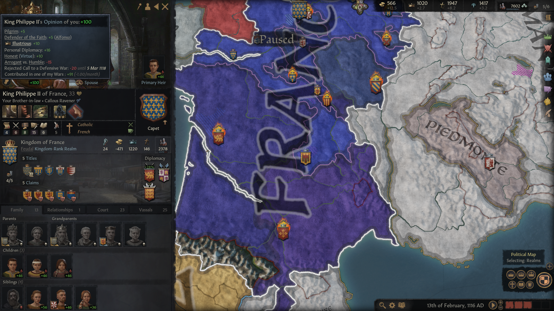 CK III - CK3 - Interface/Gameplay - Ignored Ally's Call to War ...