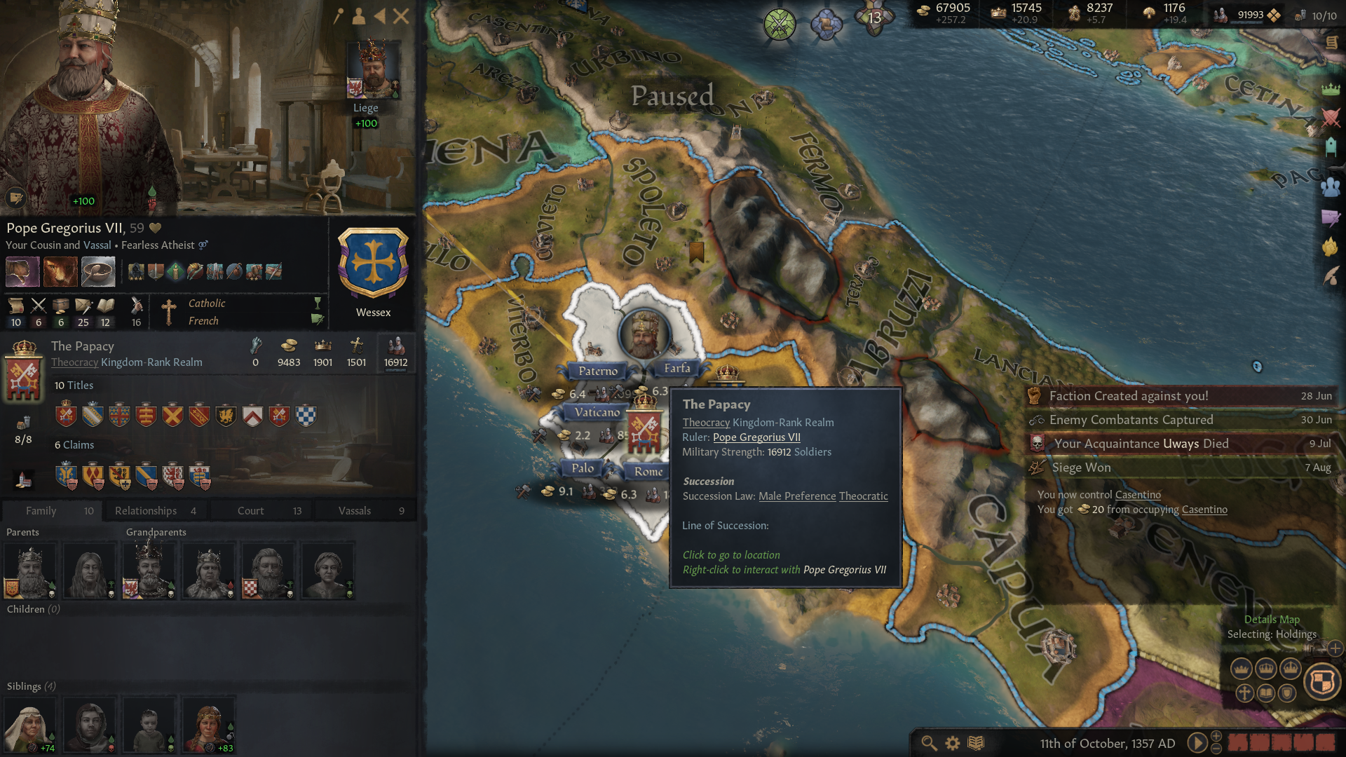 So light foot, crossbows, and light cav are OP it you build your army ...