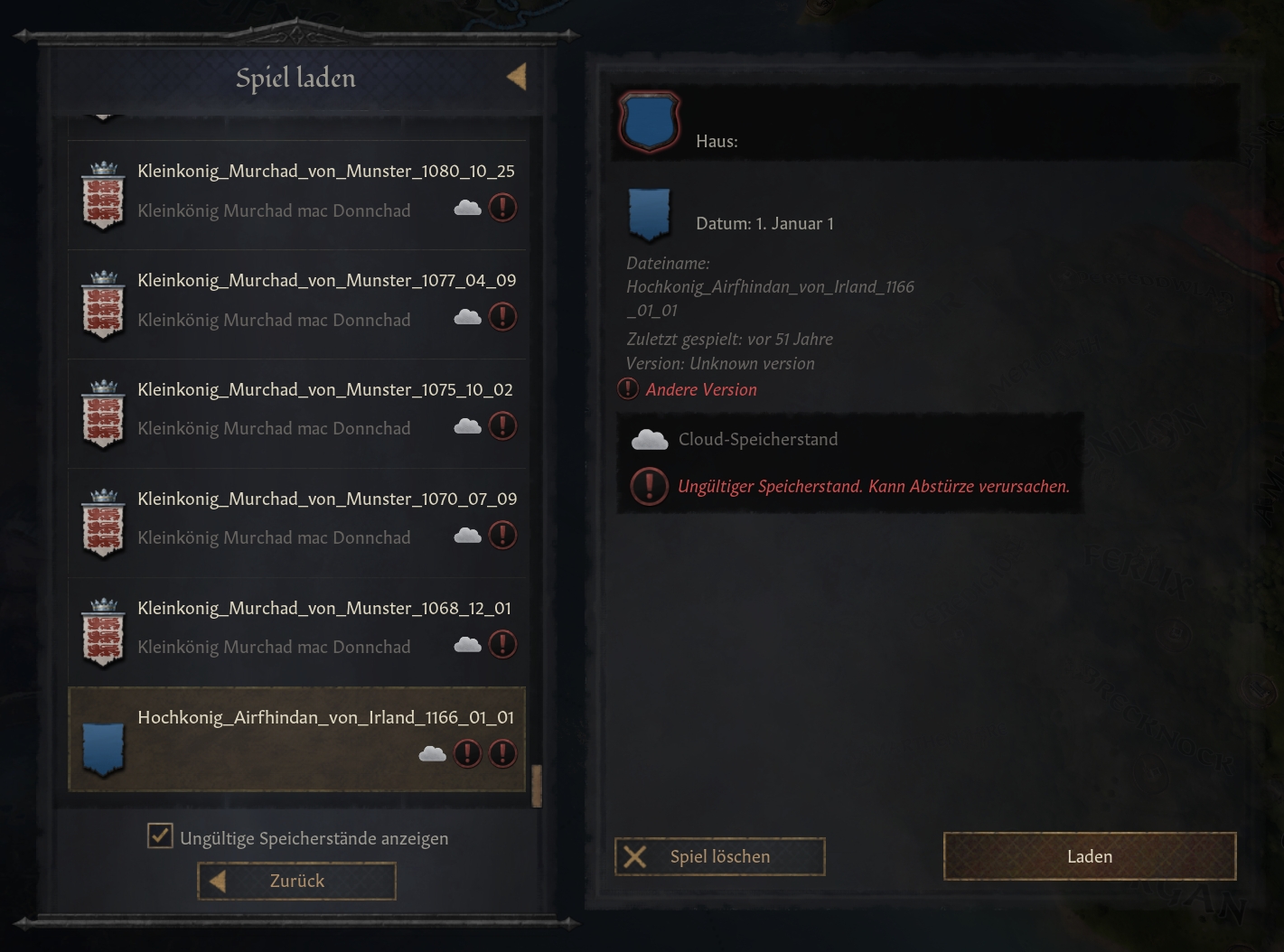 CK III - Cloud saves are corrupted - Game pass version 1.0.3 | Paradox ...