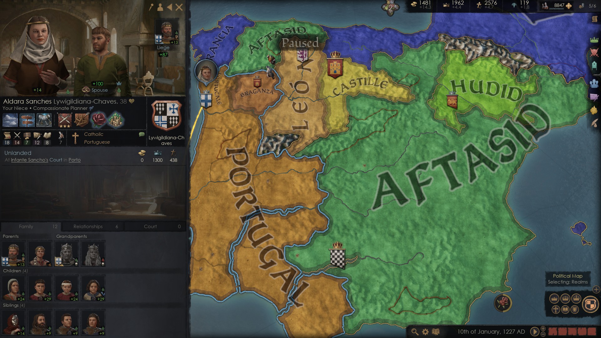 CK III - [CK3] Game Play - When wife's father creates cadet-branch, all ...