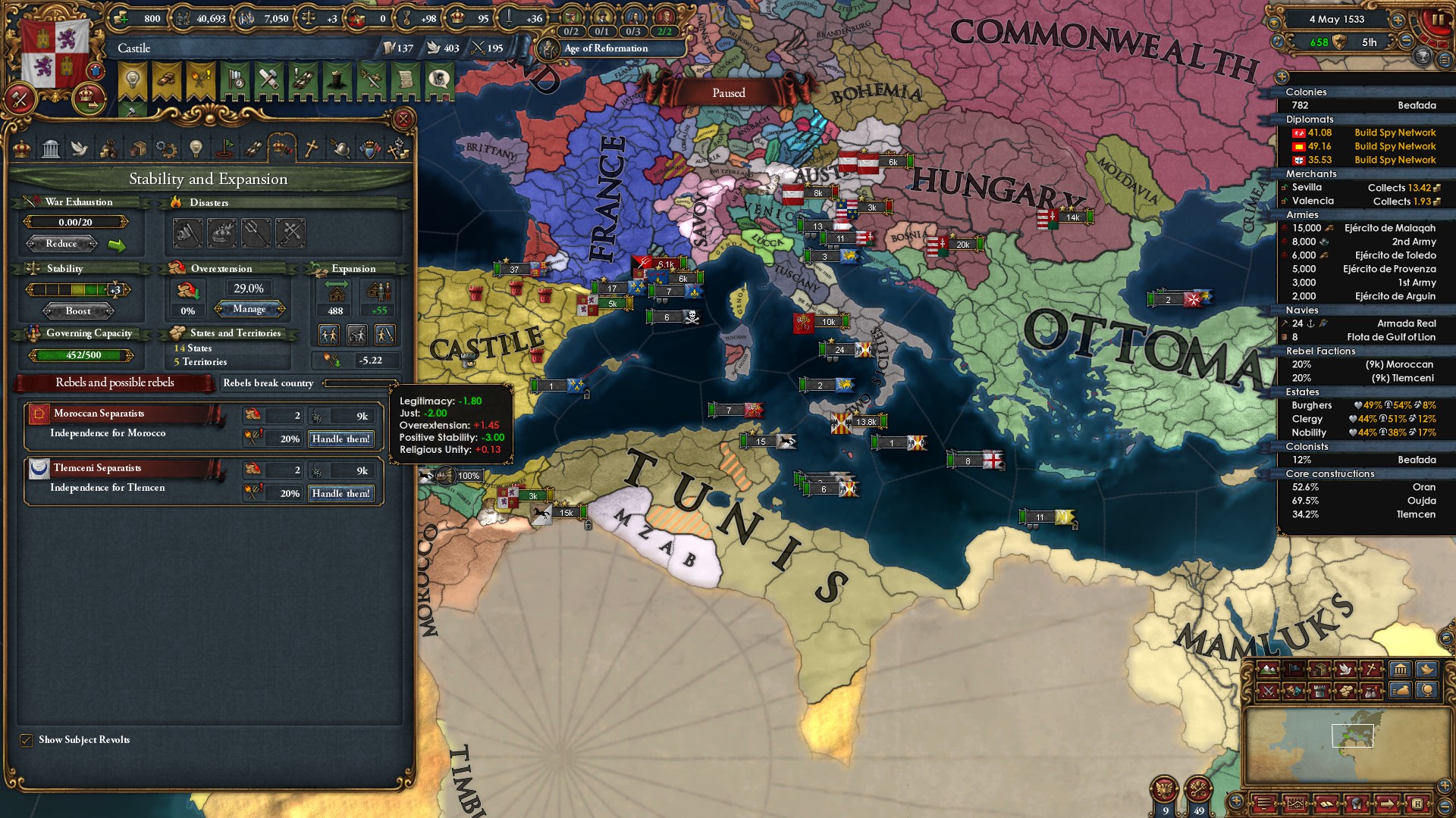 Stability and Expansion tab question | Paradox Interactive Forums