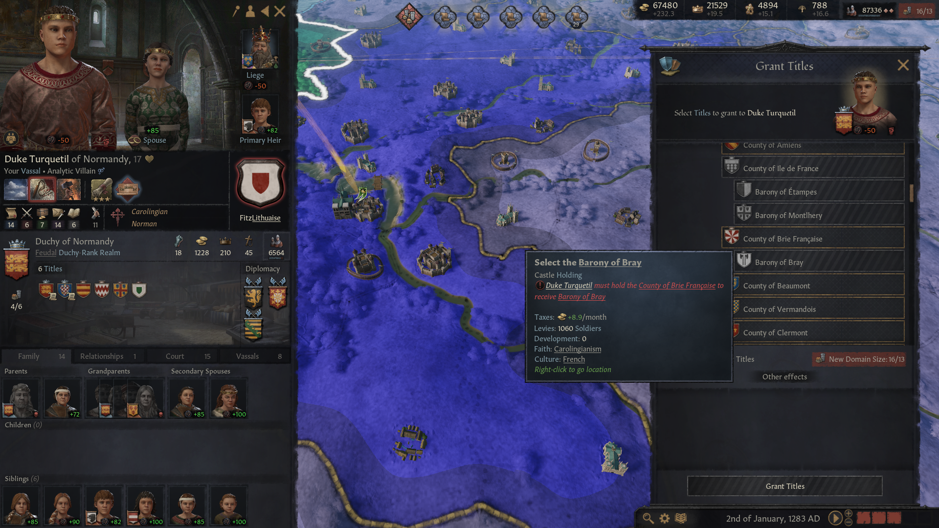 CK III - CK3 - Gameplay - A lot of bugs with Granting and Revoking ...