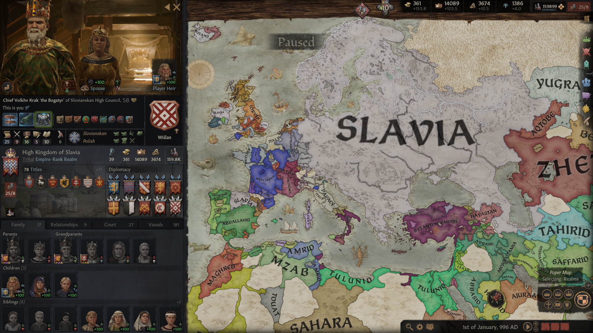 Empire of Slavia - weirdness, inconsistencies and other issues ...