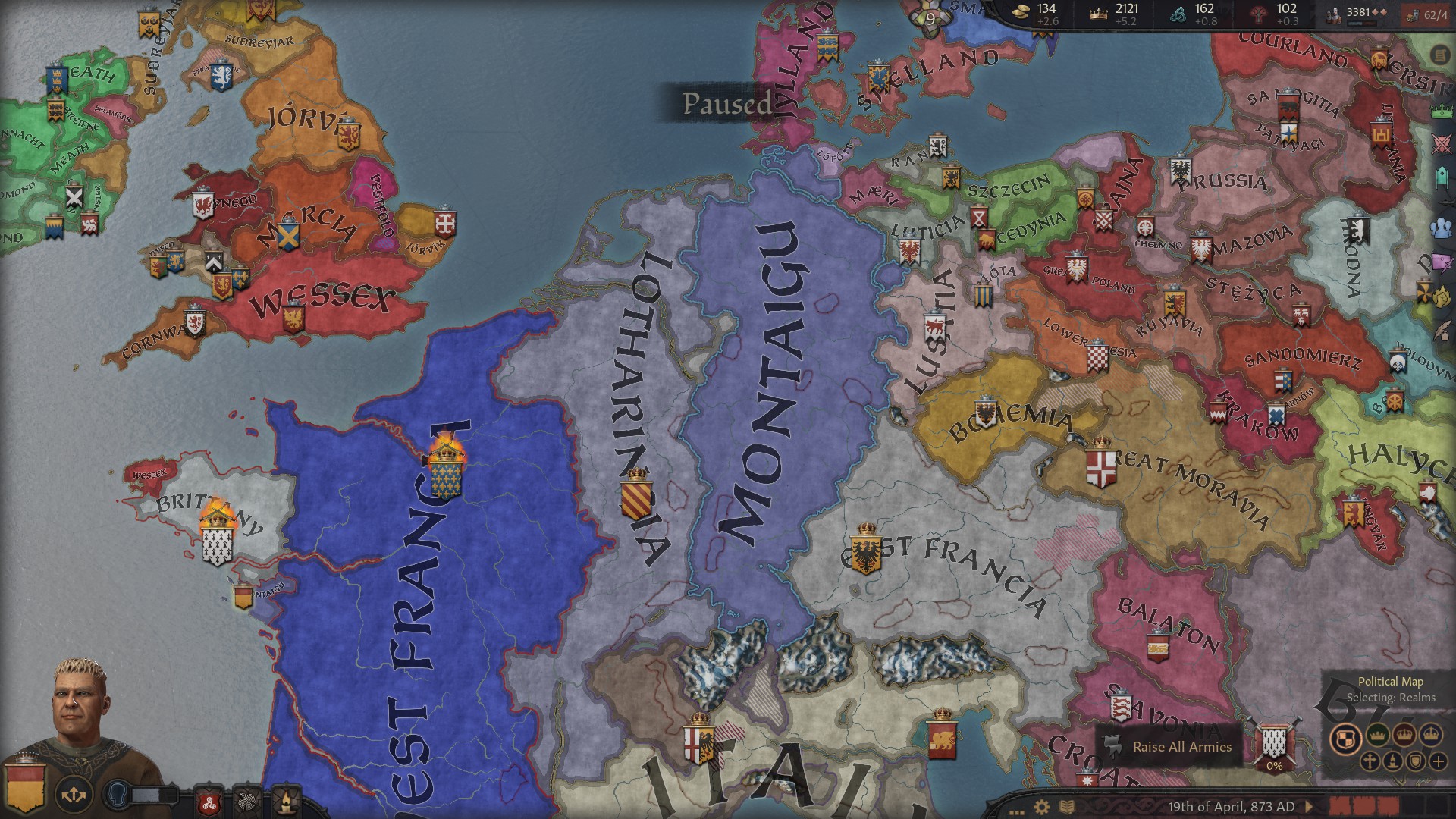 Norse Count gets all of East Francia six years in. Instantly lose ...