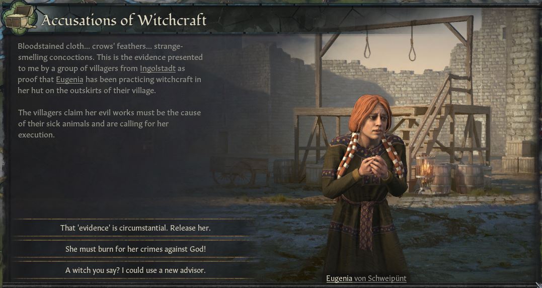 What exactly do witches get to do? | Paradox Interactive Forums