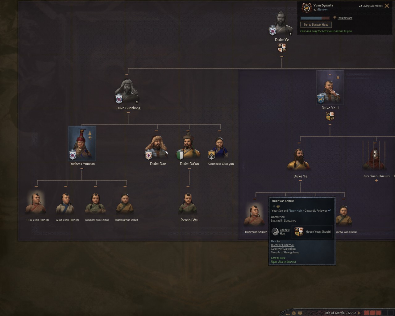 Dynastic land mines | Paradox Interactive Forums