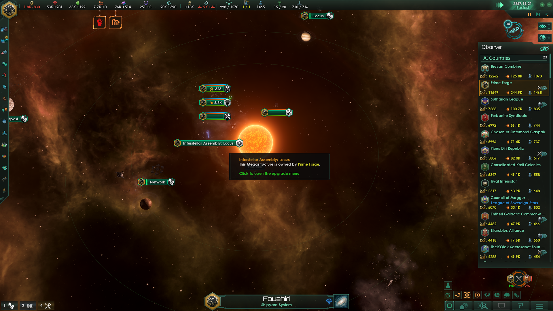 So the AI builds Megastructures now | Paradox Interactive Forums