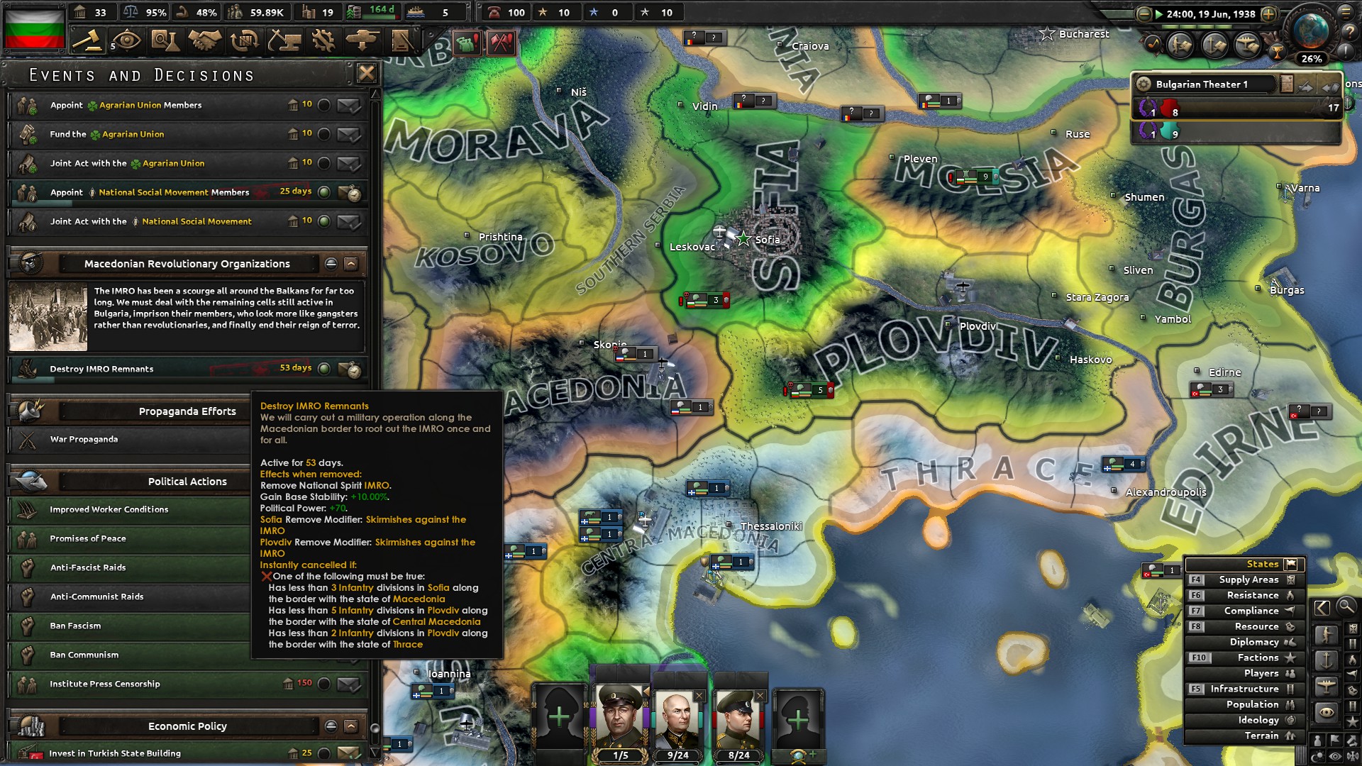 Skirmishes against the IMRO not going away? | Paradox Interactive Forums