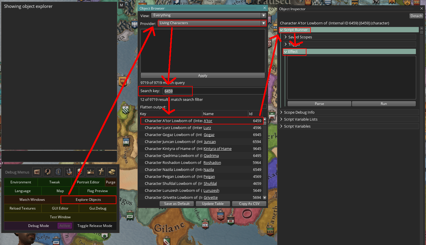 Can we change a character's name via debug mode? | Paradox Interactive Forums