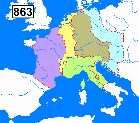 Does anyone have a political map of Europe for 867AD? | Paradox ...